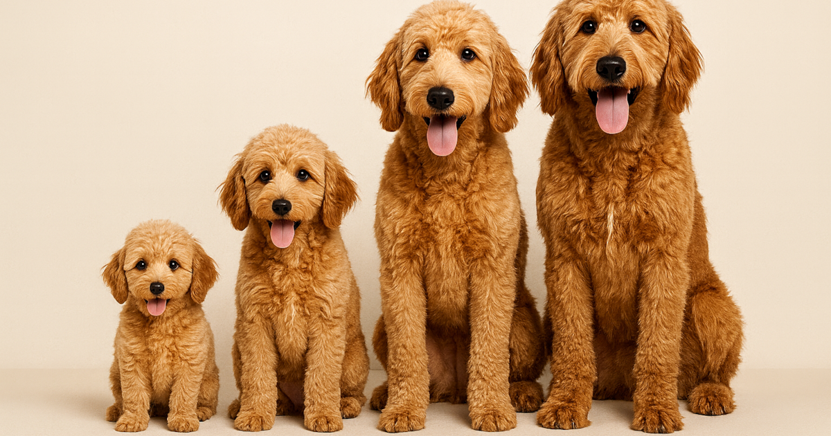 Best Goldendoodle Size Guide: Toy, Mini, Medium & Standard Explained